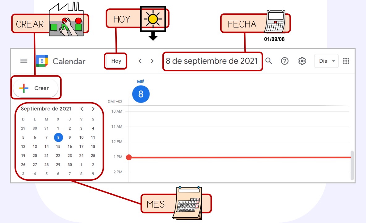 Partes de calendario - Astrade